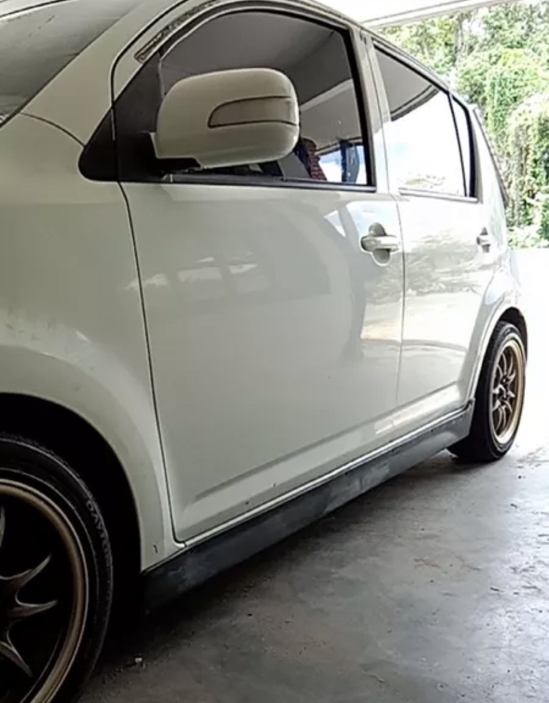 PERODUA MYVI SE SE2 (05-10) SET SIDE SKIRT PU ABS FIT SE2 EZI PASSO ...