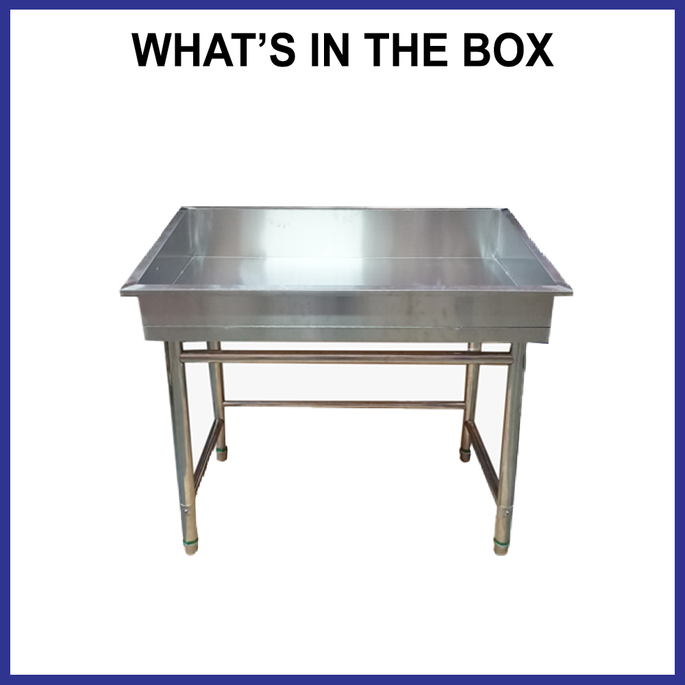 Imbaco Stainless Steel Fish Vegetable Food Display Table | Fully ...