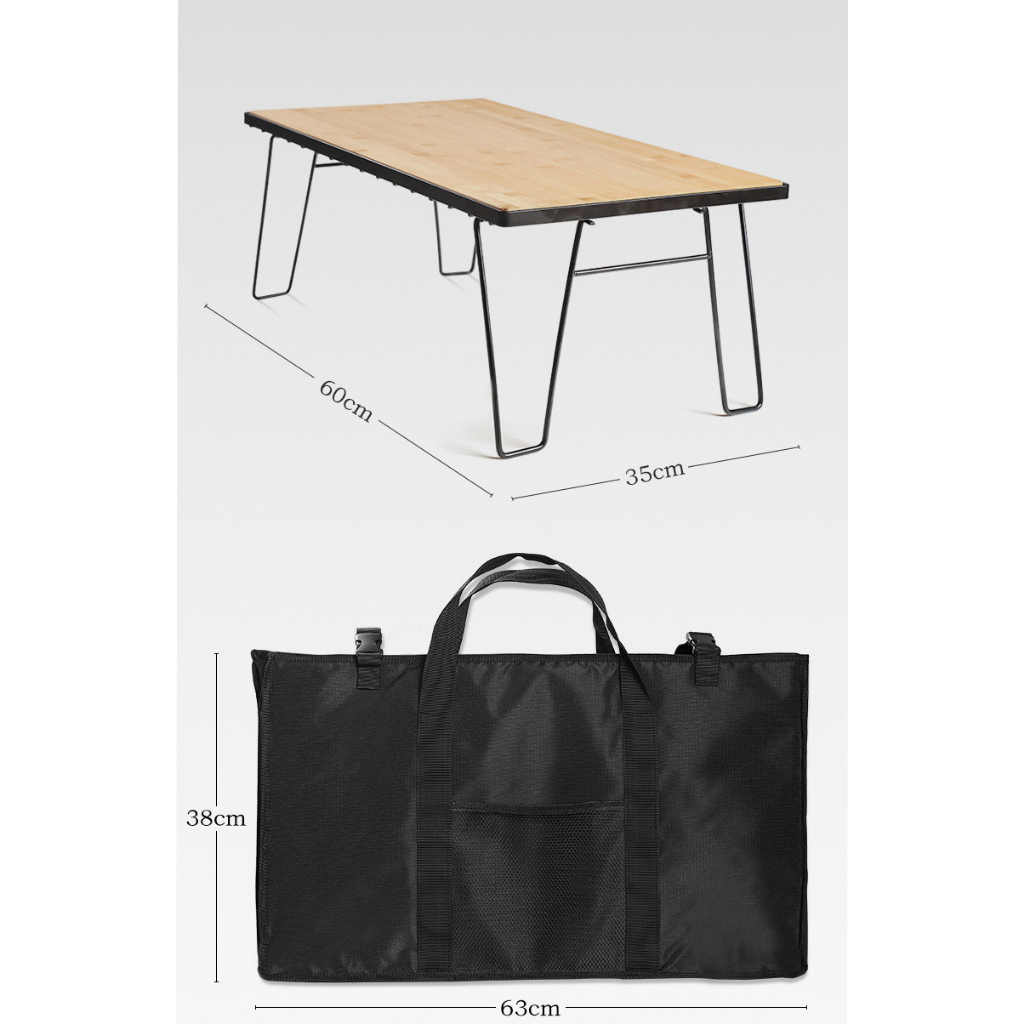 ISE Mount Iron Steel Mesh Camping Rack Table Foldable Portable Stacking ...