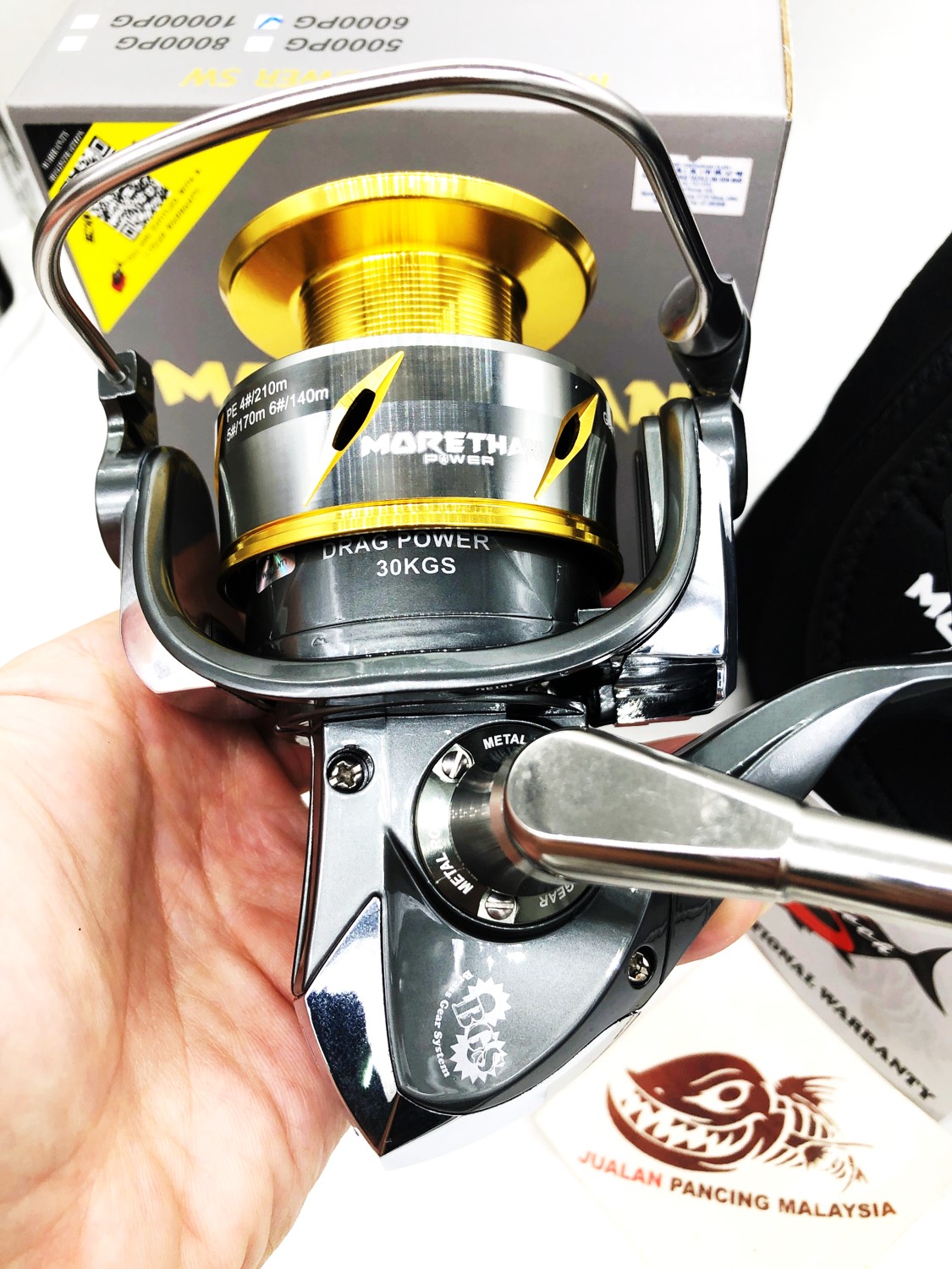 GTECH 2023 MORETHAN POWER SWA WITH 1 YEAR WARRANTY Saltwater Spinning ...