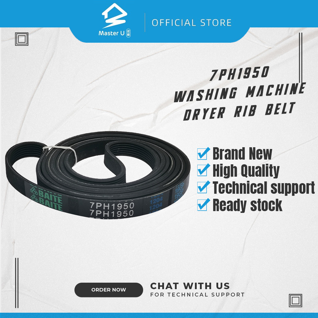 (ORIGINAL) WASHING MACHINE BAITE DRYER RIB BELT - 7PH1950 | Shopee Malaysia