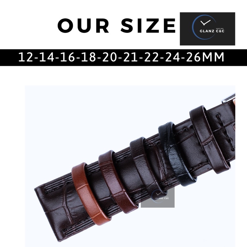 Leather Watch Strap Keeper Loops Strap Ring Jam Tangan Kulit Cincin ...