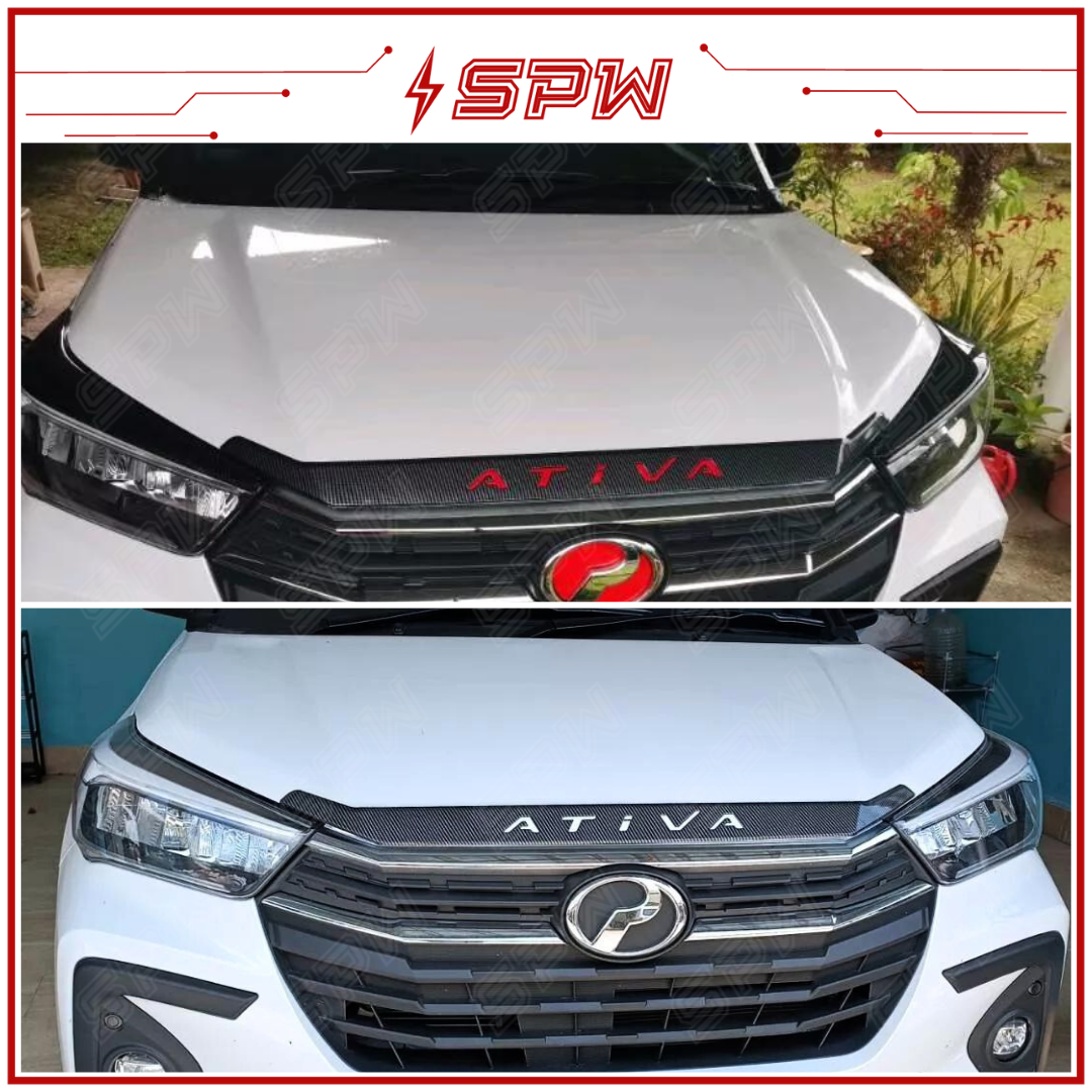 Perodua Ativa (2019-2025) Front Bonnet Guard Front Trunk Protection Lip ...