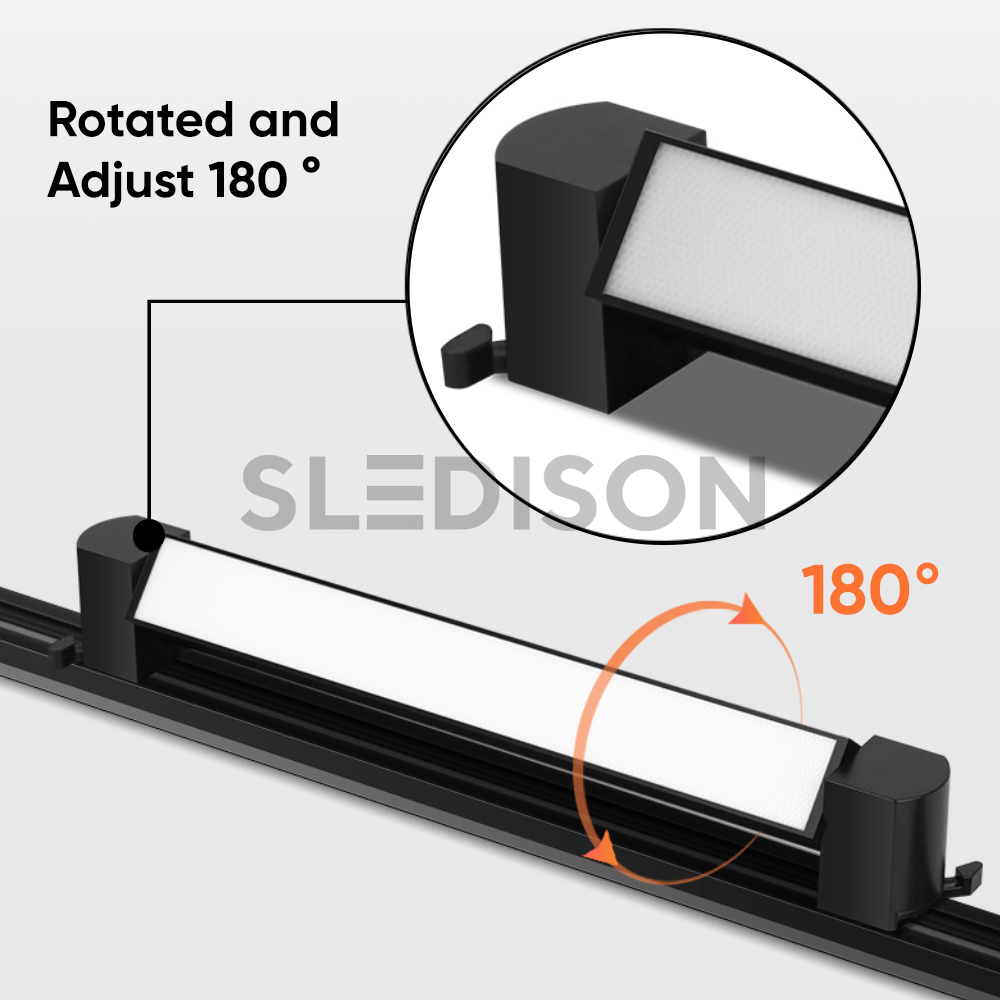 【NEW】For Normal Track Rail SL EDISON LED Linear Track Light LED 20W ...