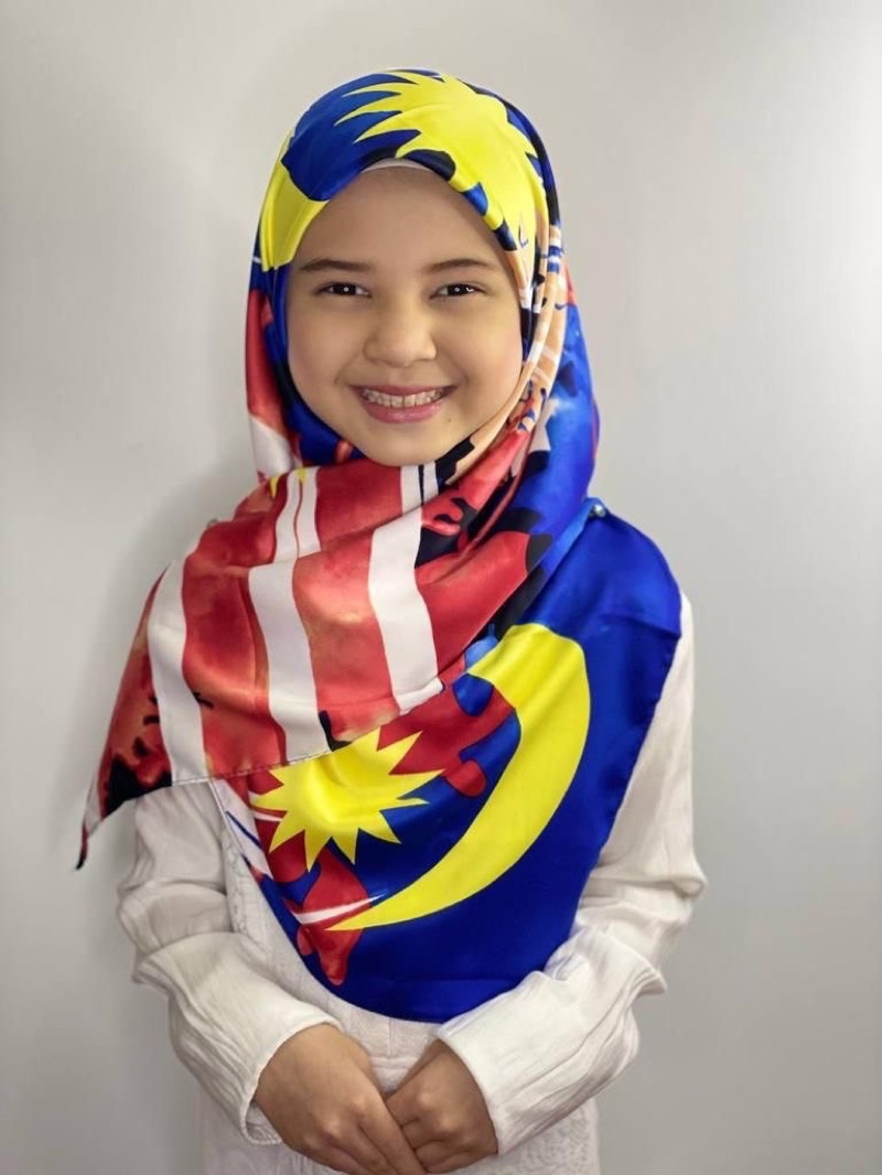 2024 new desing Tudung Bawal Merdeka Budak setin Kanak2 Hari Kebangsaan ...