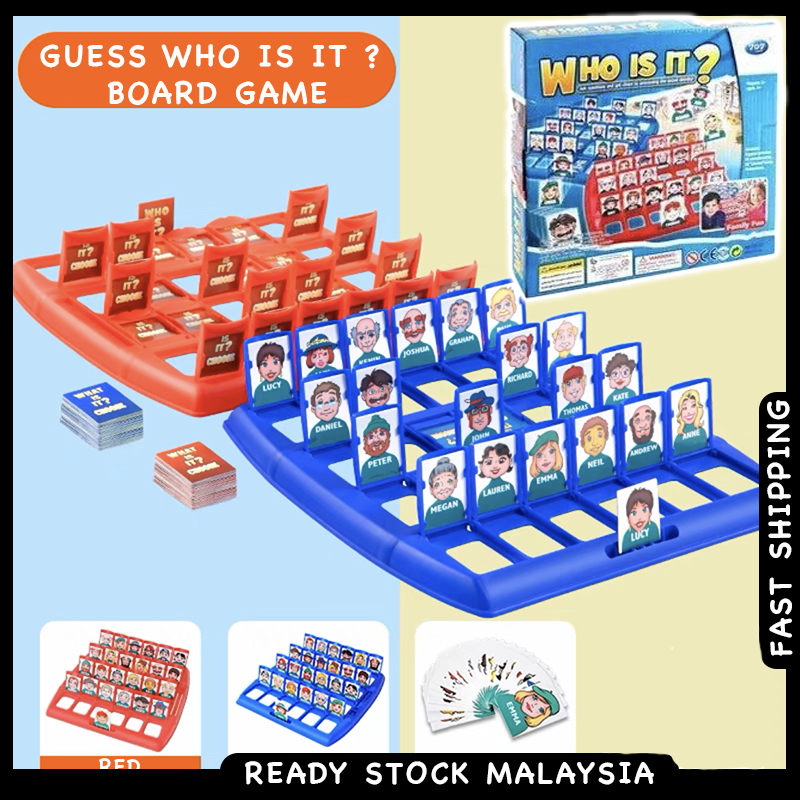 Guess Who Is It ? Board Game Fun Party Family Guessing Games ...