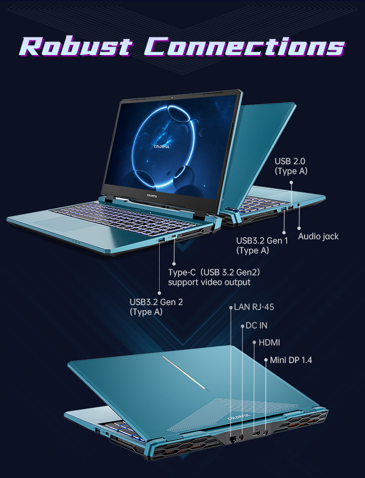COLORFUL EVOL P15-23 GAMING LAPTOP( I7-12650H 16GDR5 / 512SSD / RTX4060 ...