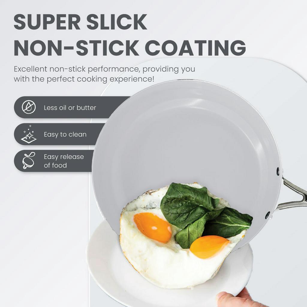 RUSSELL TAYLORS Ceramic Non Stick Cookware Set | CW-3 | Shopee Malaysia
