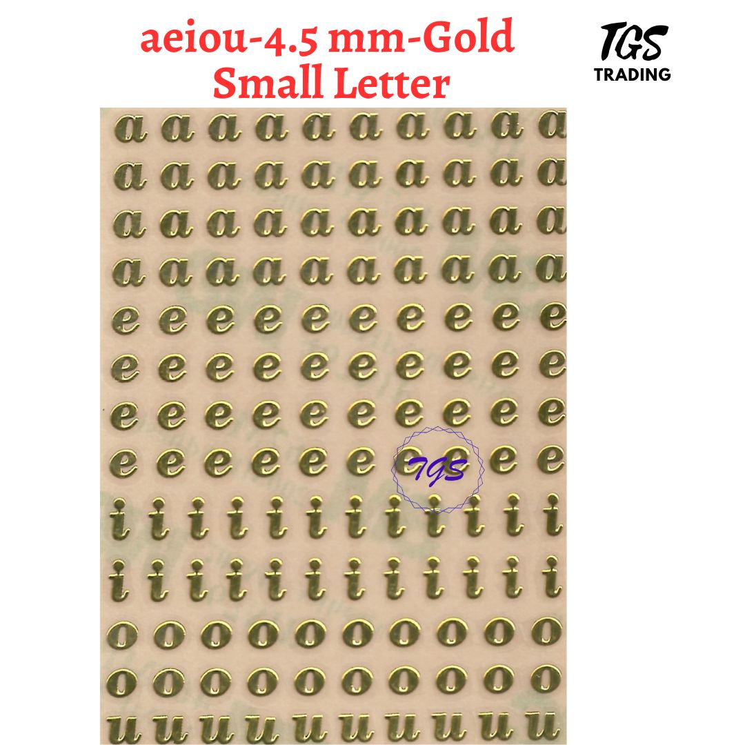 TGS Alphabet Letters Numbers Sticker Resin | Shopee Malaysia