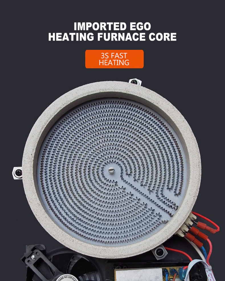 [RM408] TWK Double Electric Embedded Cooktop 2400W Induction Cooker ...