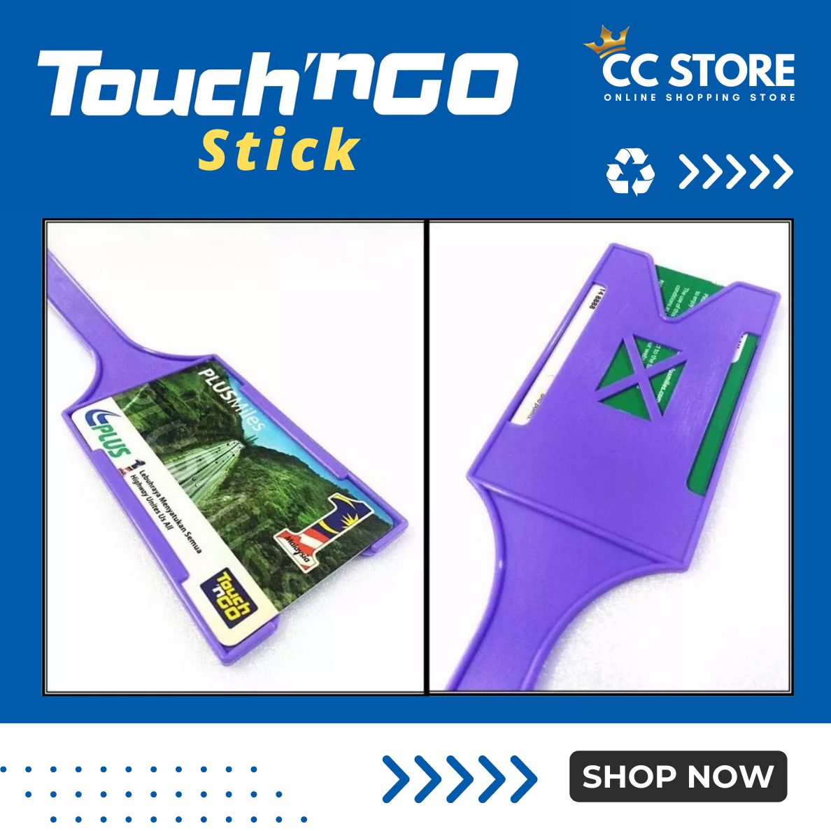 Touch and Go Toll Stick Car Accessories Card stick Auto Pass Card ...