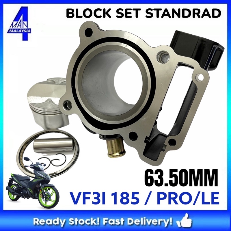 SYM VF3I 185 VF3 PRO LE STD STANDRAD BLOCK SET CLYNDER BLOCK SET 63.50mm | Shopee Malaysia