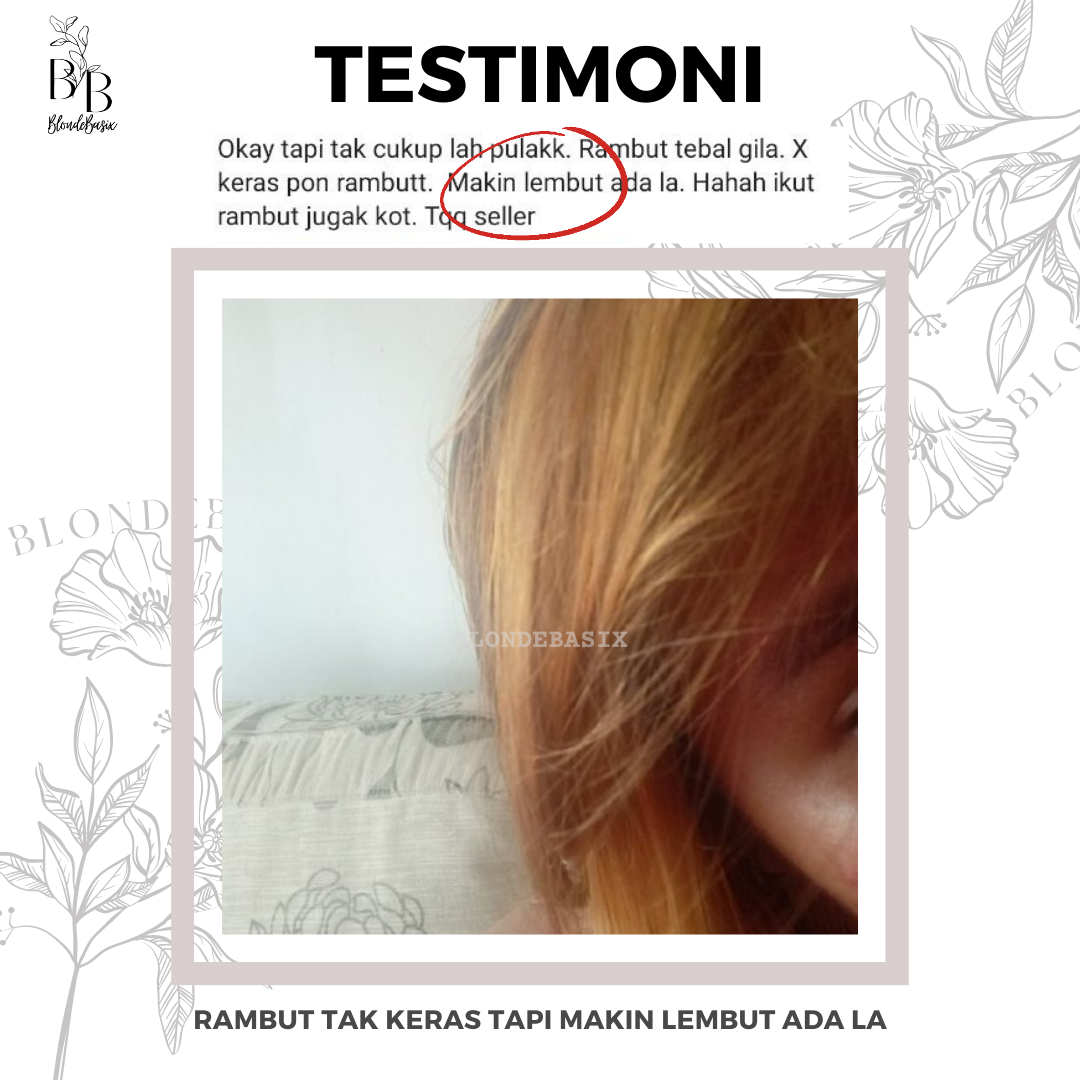 BLEACH RAMBUT (PERANG/BROWN/BLONDE/PUTIH) HAIR BLEACH | Shopee Malaysia