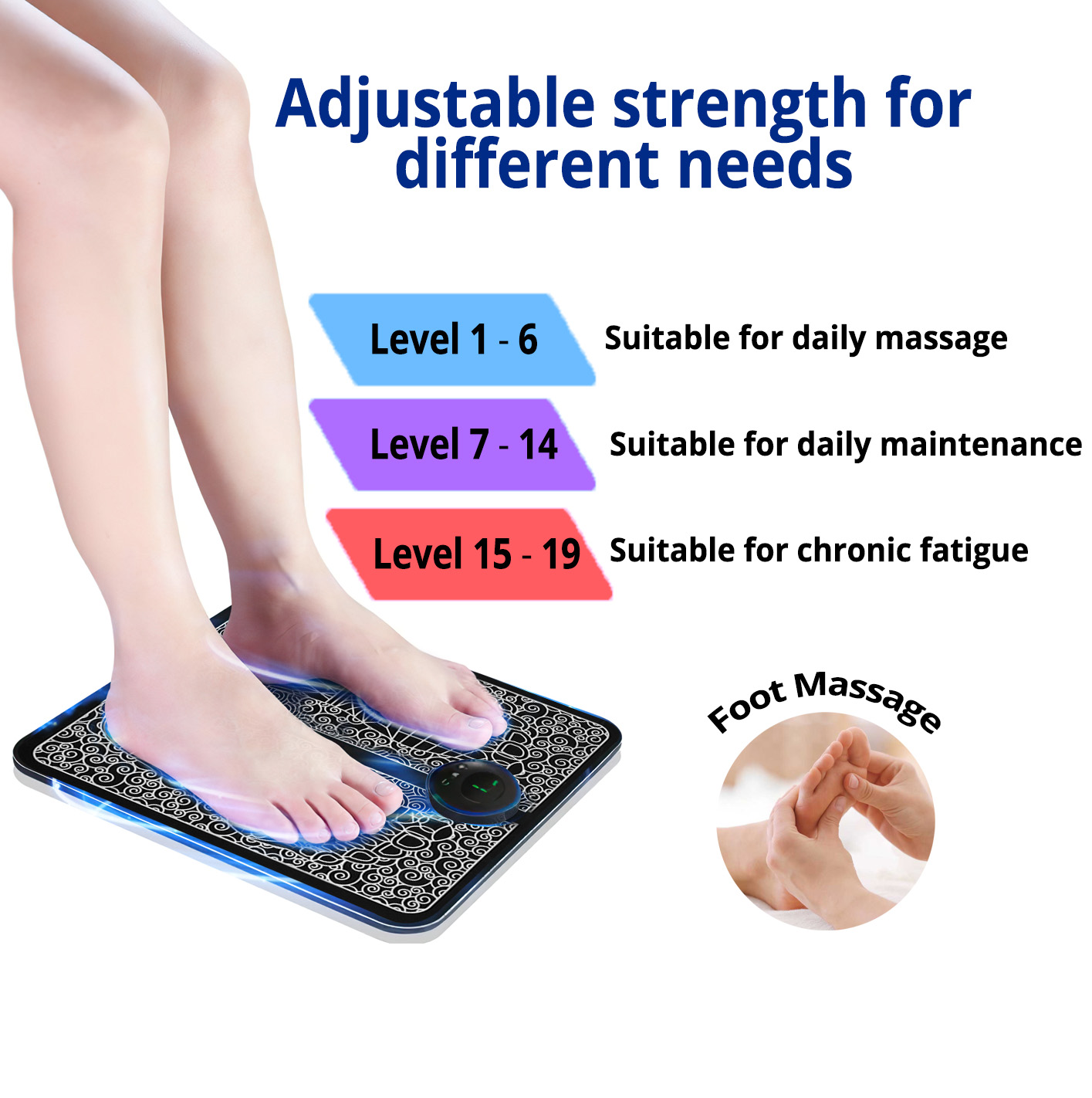 EMS Electric Foot Massager (with Remote Control) | Shopee Malaysia