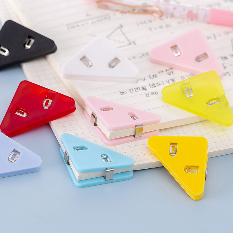 🇲🇾 Ready Stock Transparent Triangle & Square Test Paper Clip Cute Memo ...