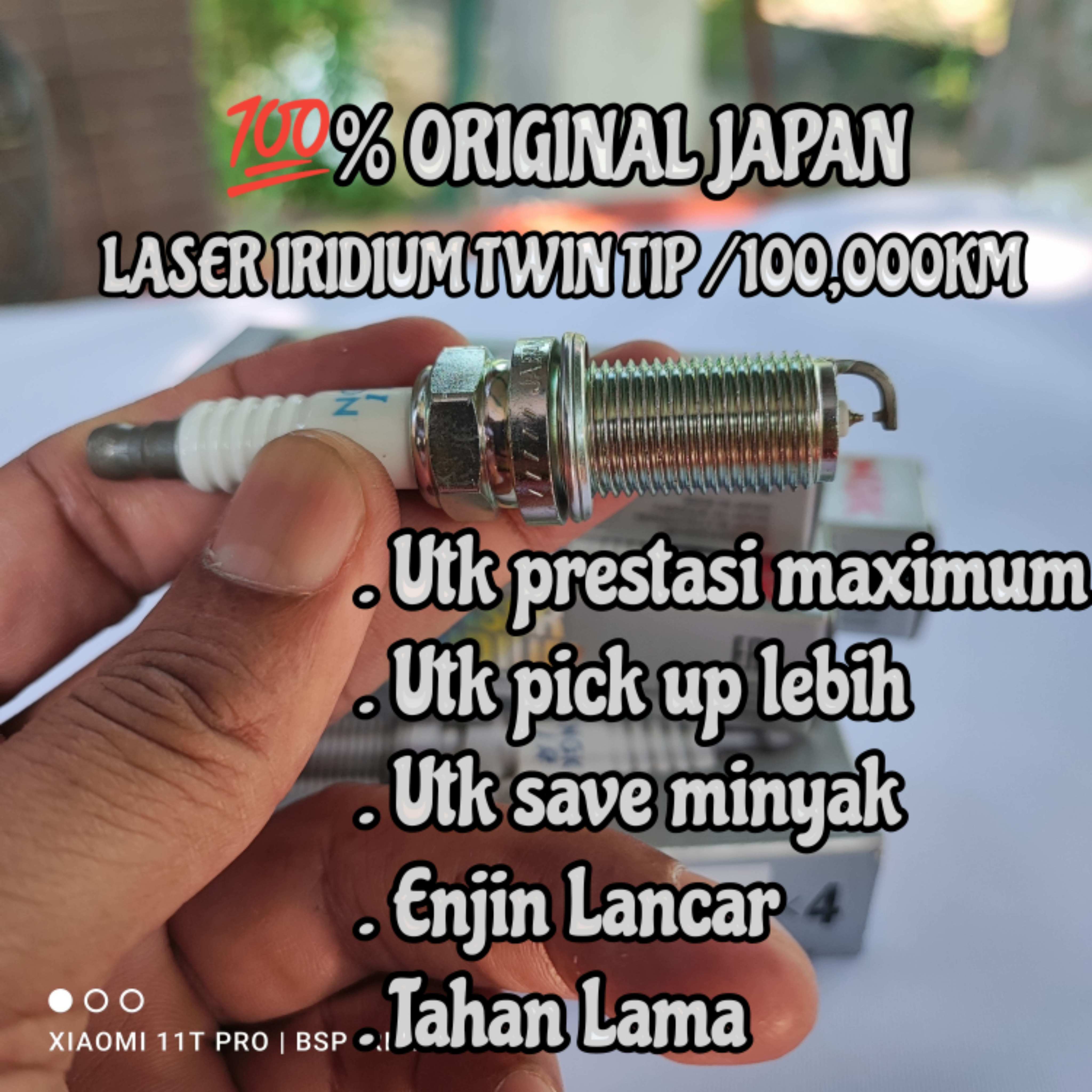 { 💯% Original Japan } Toyota Honda Lexus Mitsubishi Twin tip Ngk laser ...