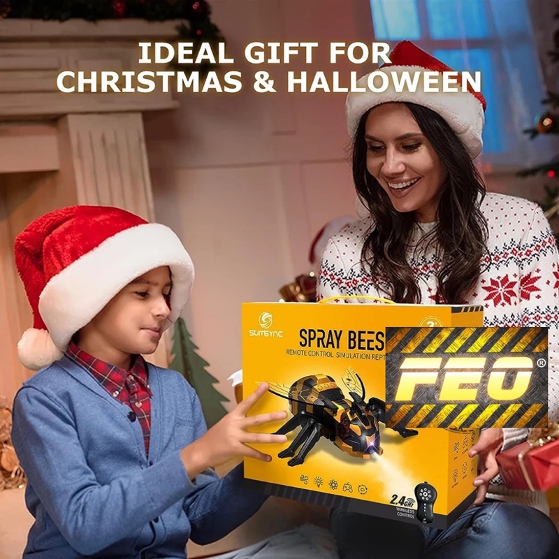 FEO Rc Toys Prank Funny Toys Rc Spider Control Remote Control Bee Kids ...