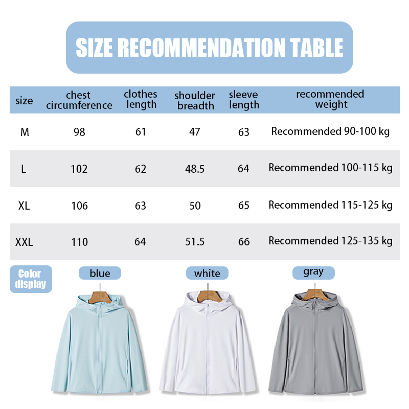 Ultrathin UPF 50+ Ice Silk UV Sun Protection Clothing Women Men Zip Up Hoodie Long Sleeve ...