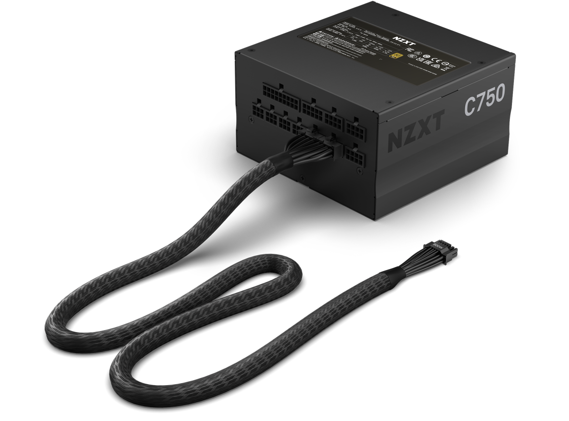 NZXT 12VHPWR Adapter Cable 16-Pin to Dual 8 Pin 12VHPWR PCIe 5.0 Power ...