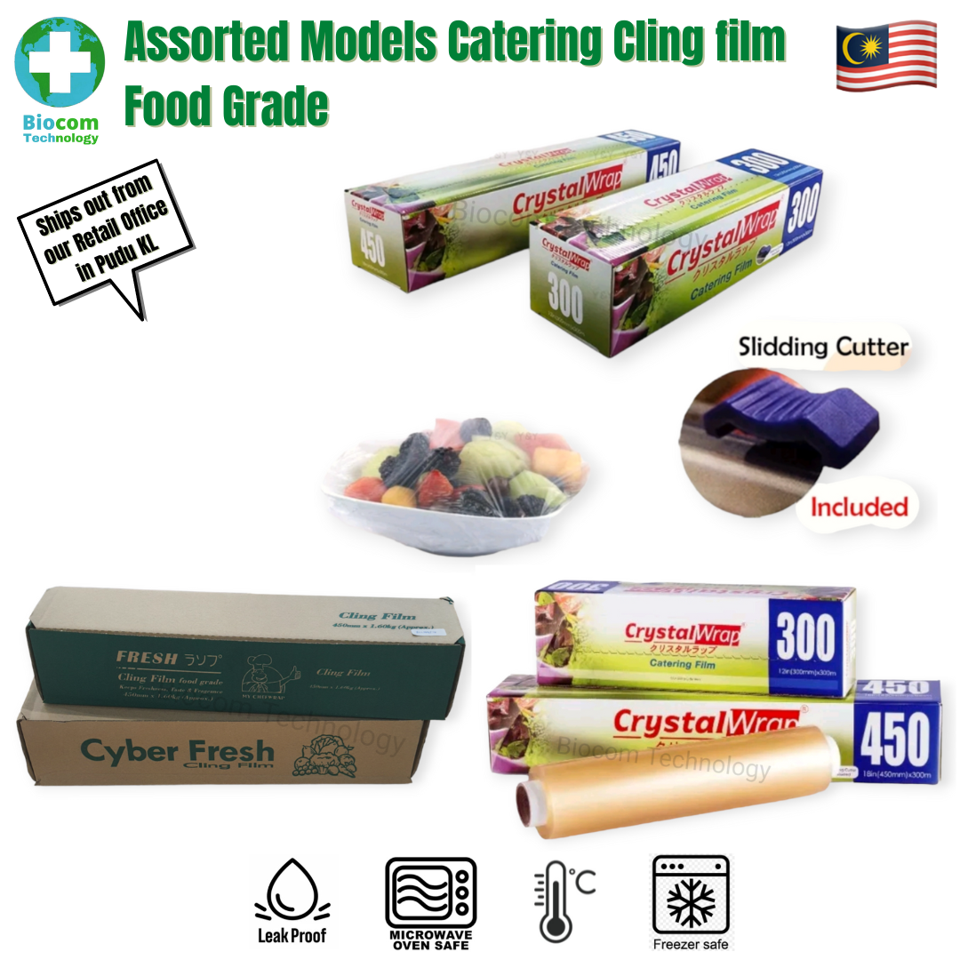 1roll Crystal Wrap 9CWCLINGF19 Catering Cling Film Food Grade With ...