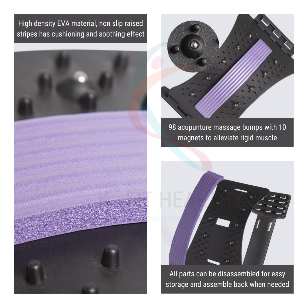 【READY STOCK】 Back Massager Board Stretcher with 10 Magnetic Points ...