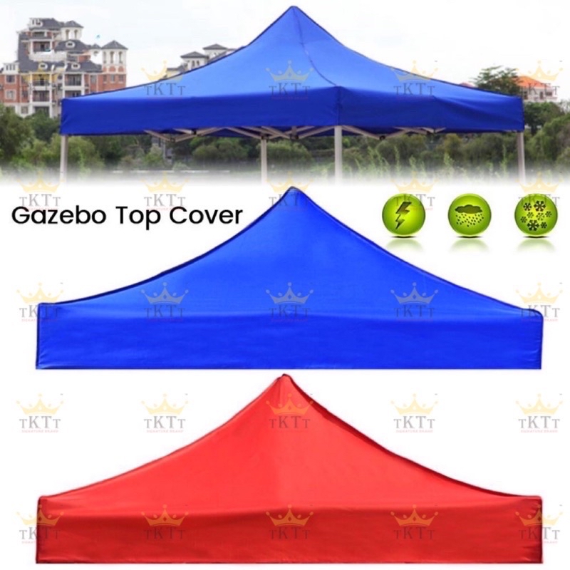 TKTT 600D Colourful Canopy Canvas Replacement Gazebo CanvasMarket Tent ...