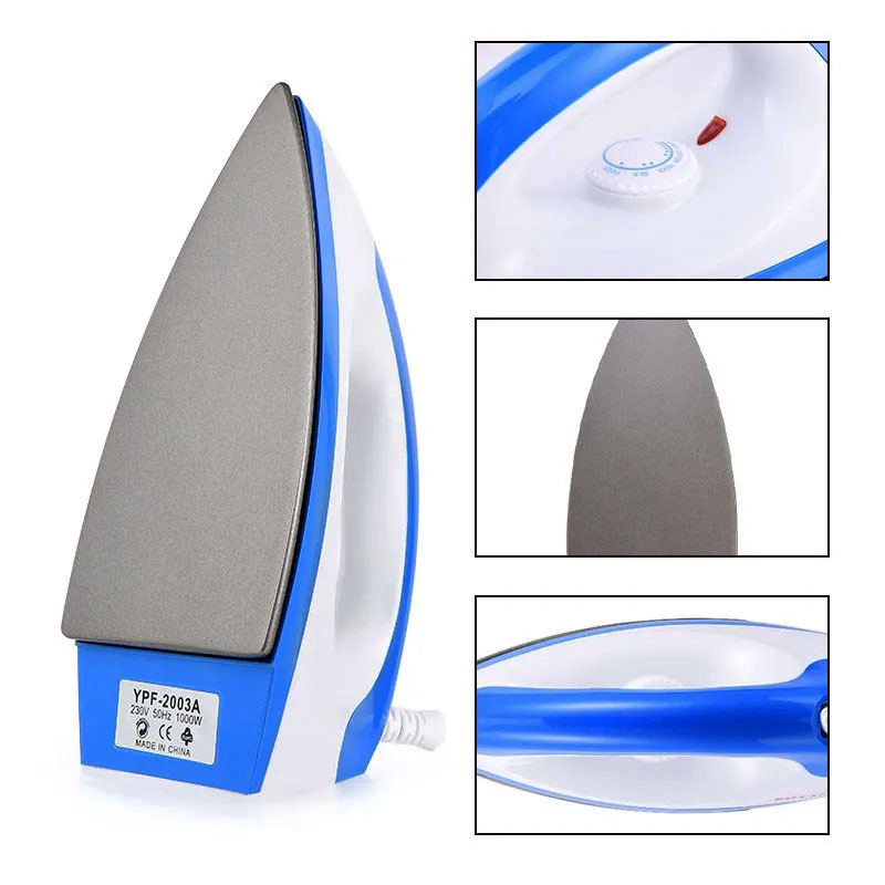 𝗙𝗔𝗕𝗥𝗜𝗖 𝗦𝗘𝗟𝗘𝗖𝗧𝗢𝗥 》1000W Non Stick Soleplate Handheld Electric Iron ...
