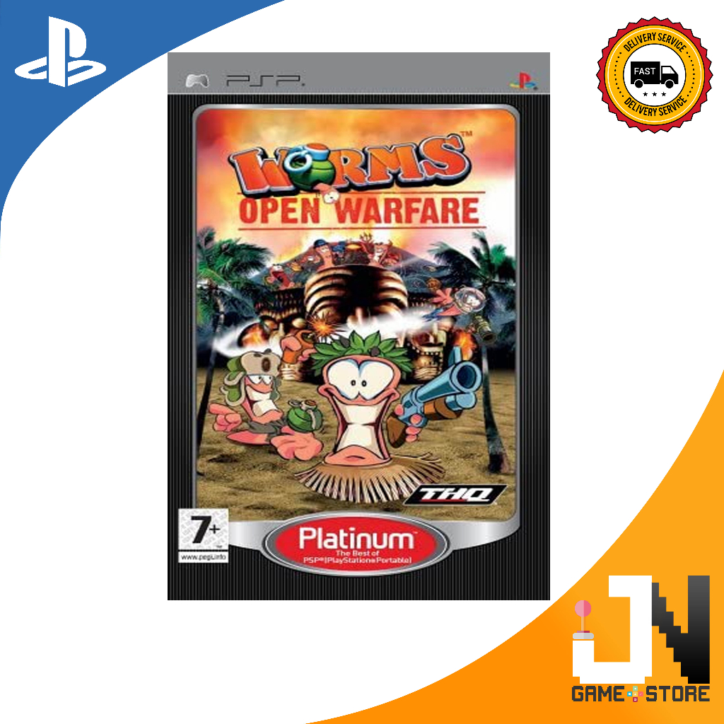 PSP UMD Worms Open Warfare (R4)(English)(New) | Shopee Malaysia