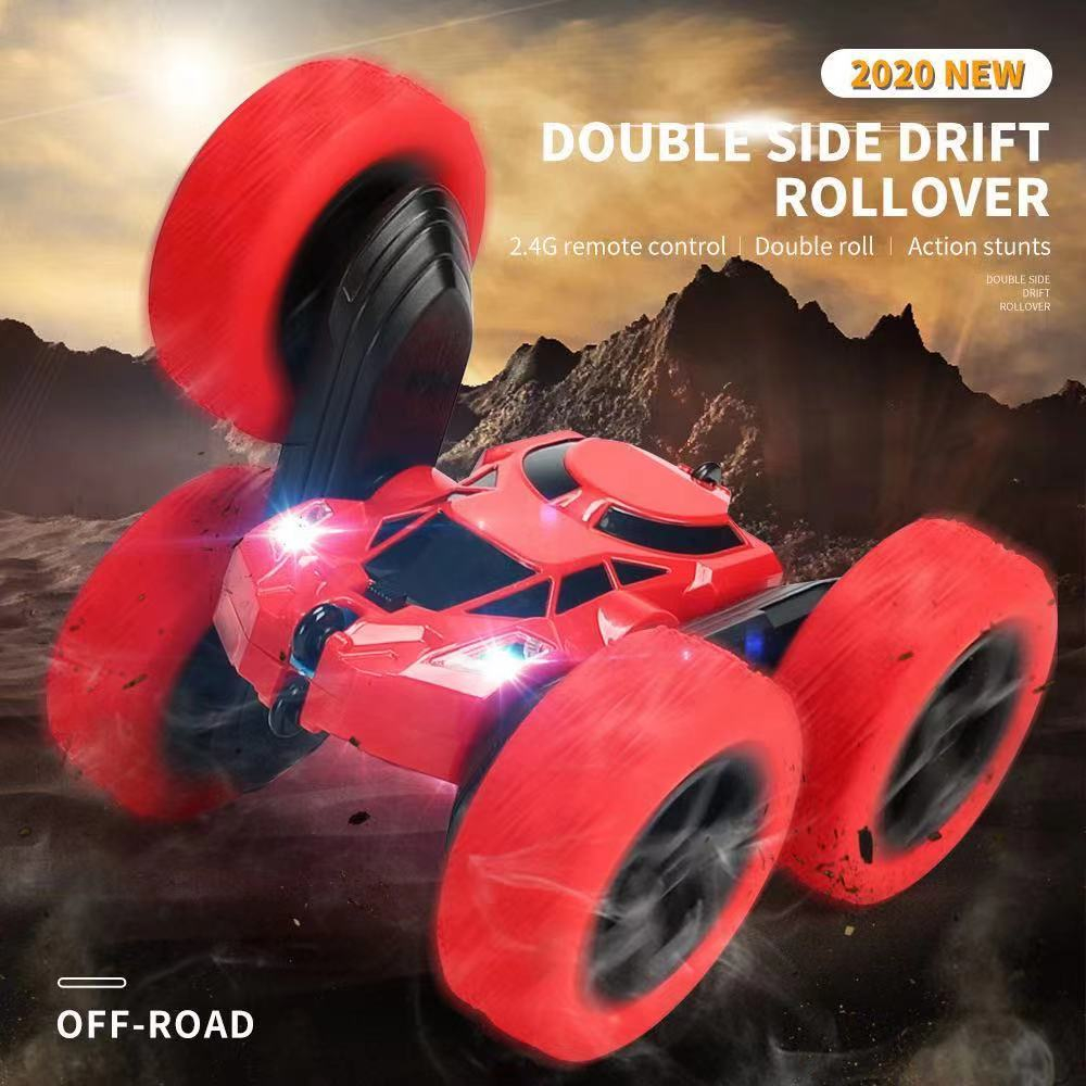 2.4G Double Side Stunt Car Remote Control 4WD Climbing Car 360° Spin ...