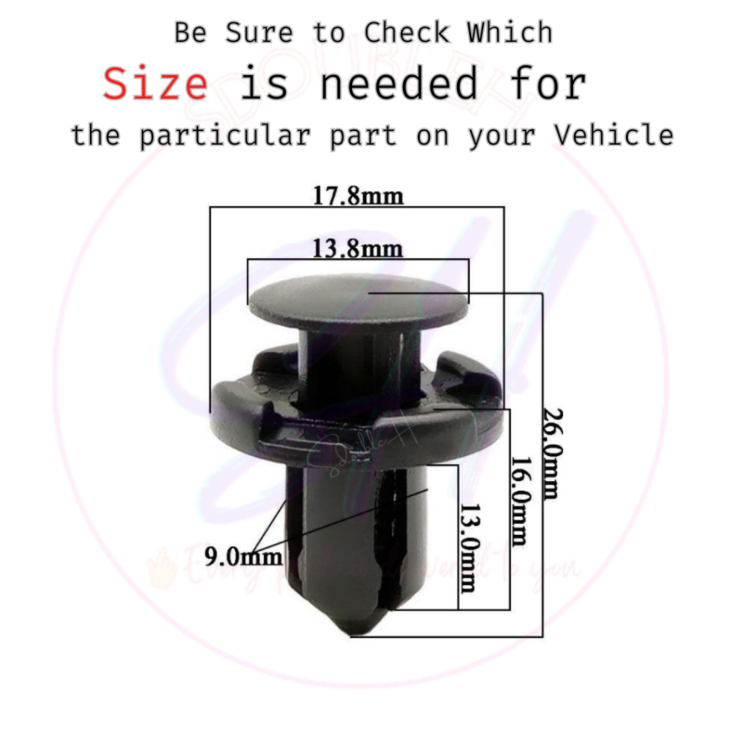 10PCS HA20-1 Proton Gen2 Persona Saga Blm Flx Iriz Fender Undershield ...