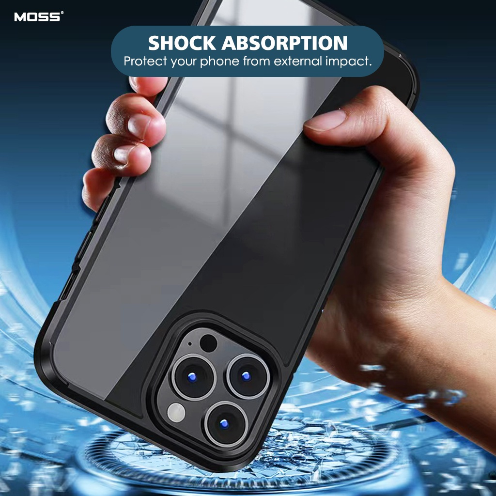 MOSS Crystal Armor Military Grade Shock Proof Drop Guard Phone Case ...