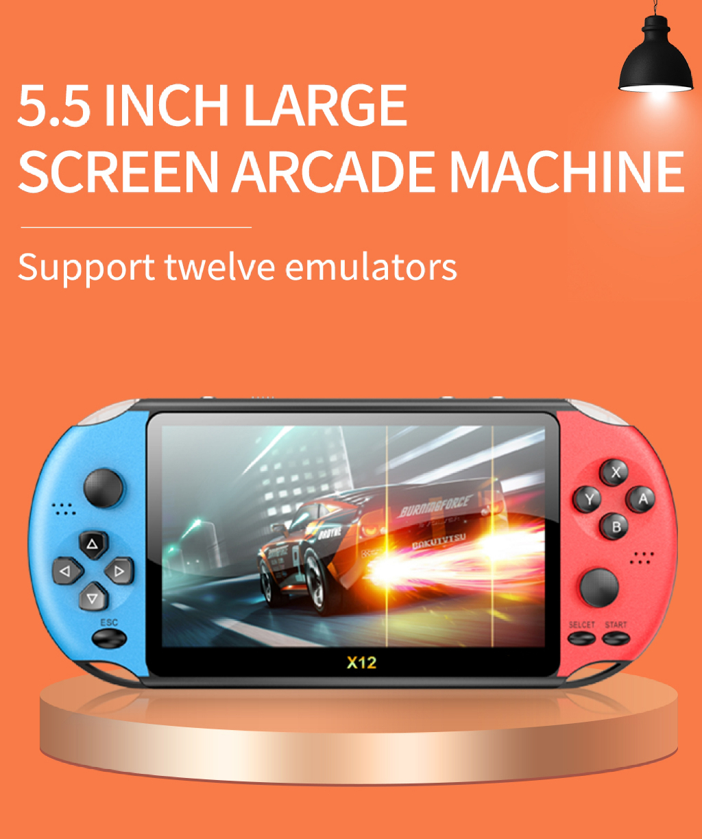 Portable 32 bit 8GB Screen X12 Handheld Video Game Console Console ...