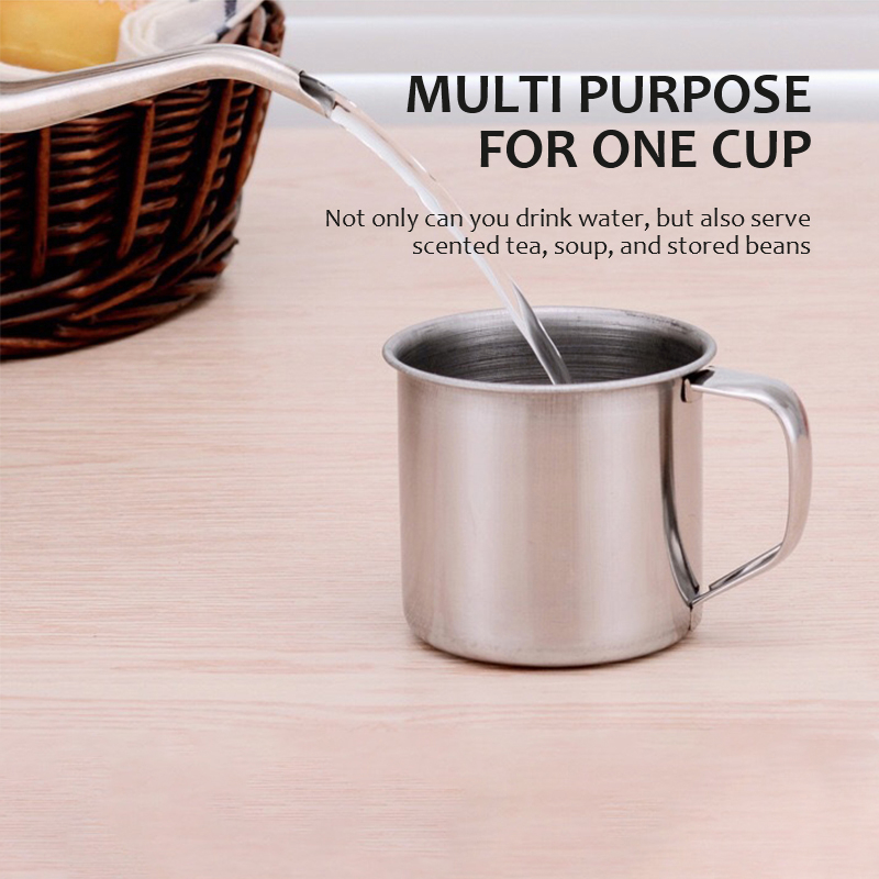 150ML Portable Stainless Steel Cup Mug Camping Outdoor Travel Stainless ...