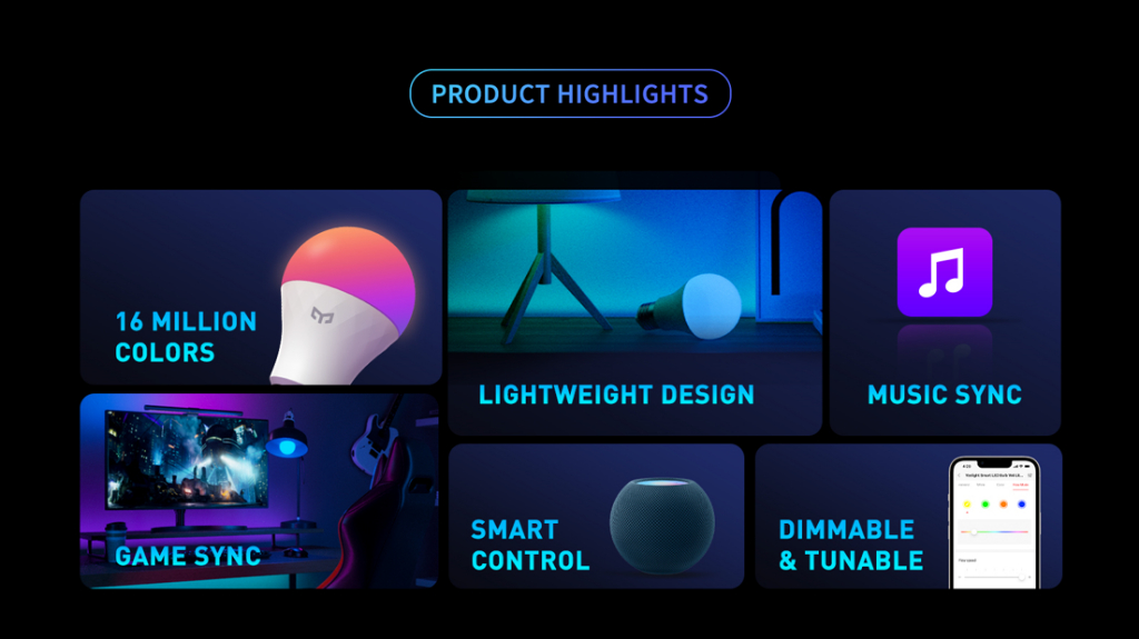 Yeelight Smart LED Bulb W4 Lite (New Version W3) | 2700K Color ...