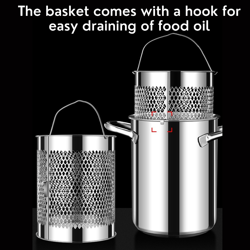 🔥 Clearance | SUS 304 316L Multifunction Frying and Stew Boiling Pot ...