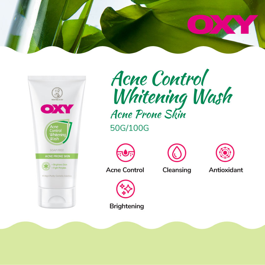 Oxy Acne Control Whitening Wash Fight Pimples, Brightening, Anti ...