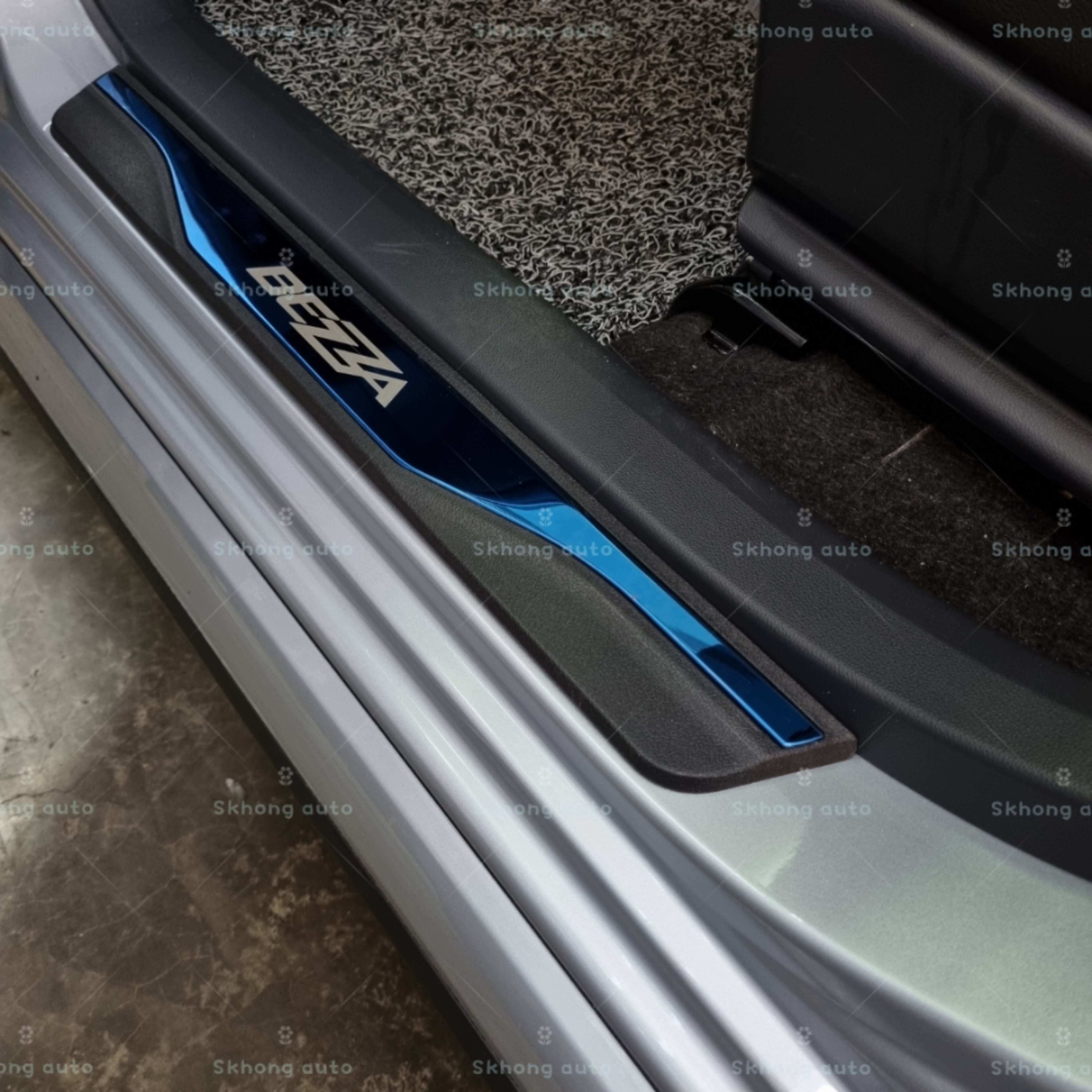 Perodua bezza side sill plate door step side step window step carbon ...