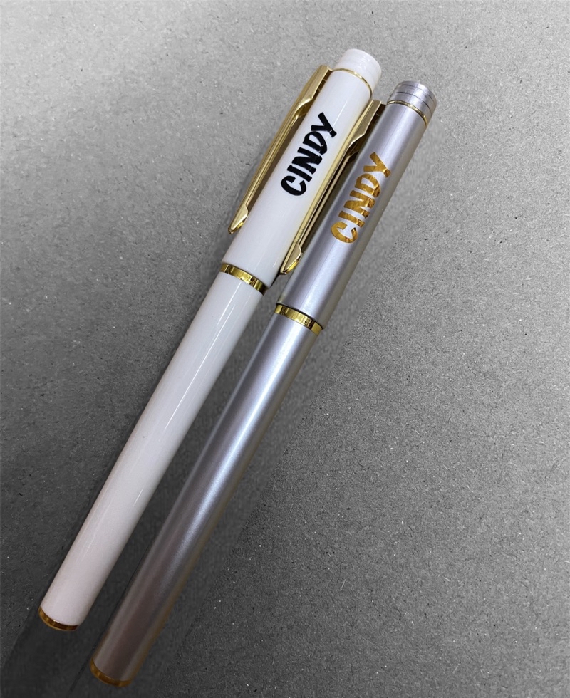 [Vinyl Sticker Customize] Premium 0.5mm Pen Gel Pen Business Signing ...