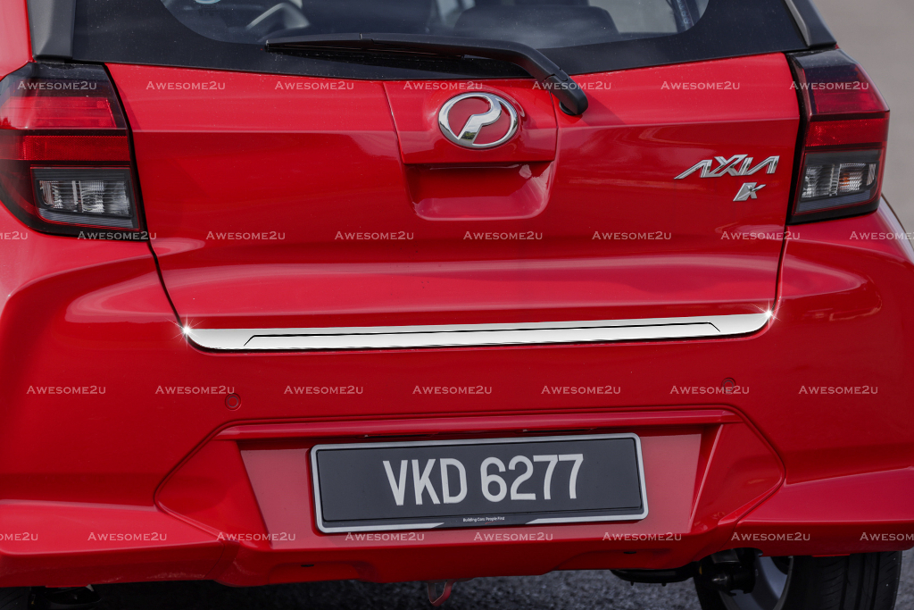 Awesome2u Perodua New Axia 2023 Stainless Steel Rear Tail Gate Trim ...