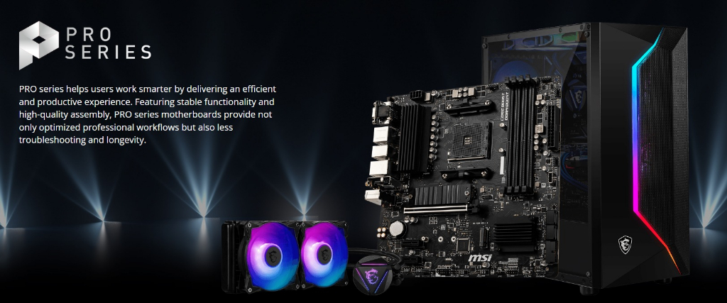 MSI B550M PRO-VDH WiFi AM4 B550 mATX Motherboard Combo Ryzen 3200G 5500 ...