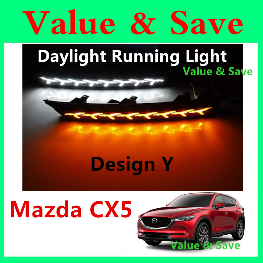 Mazda CX5 CX8 2018 - 2023 CX-5 CX-8 LED Daytime Running Light Dynamic ...