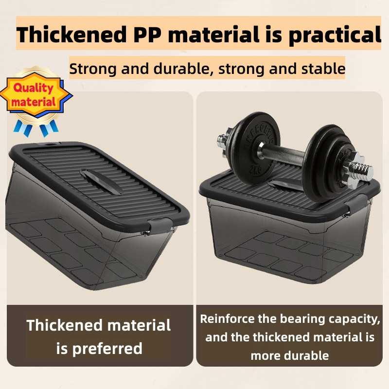 Clear Storage Box | Kotak Simpanan Lutsinar - Stackable Container ...