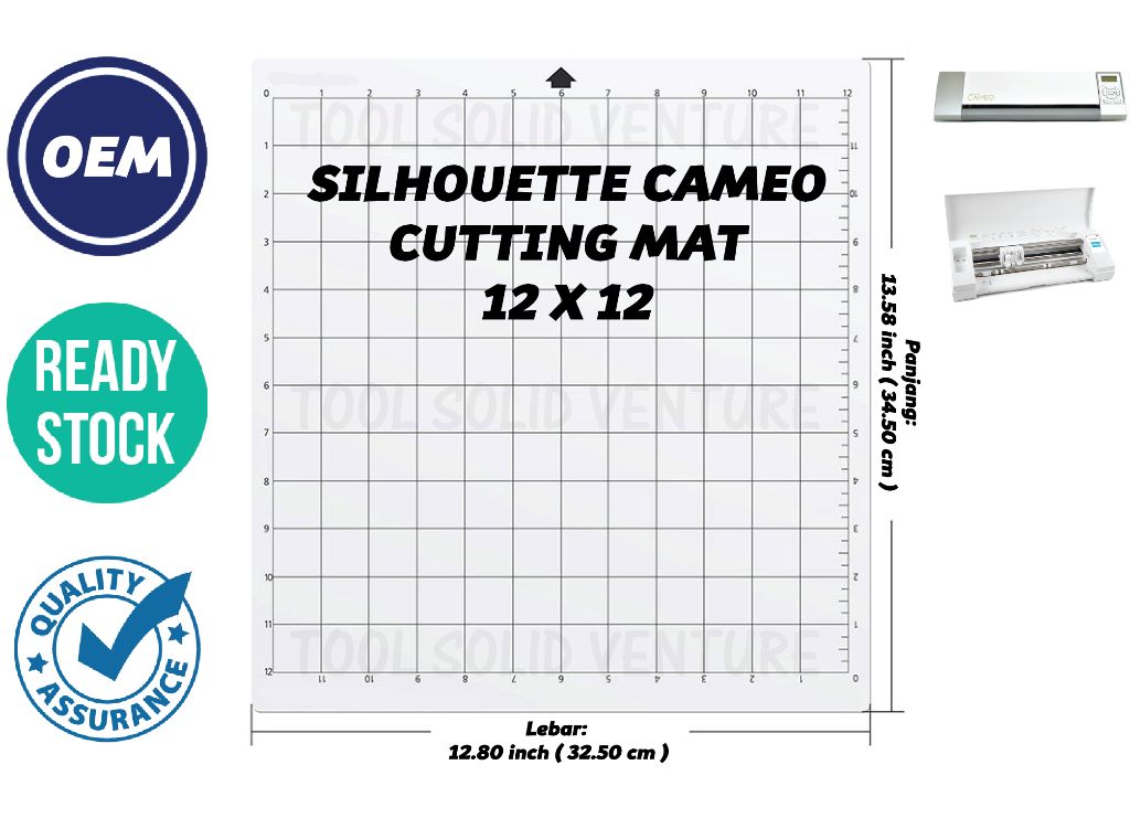 Cameo Cutting Mat 12 x 12 Inch Silhouette Cameo Plotter V1 & V2 & V3 ...