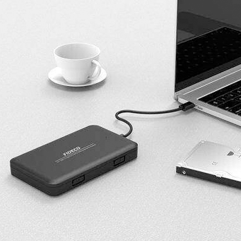 FIDECO 2.5" USB 3.1 Type-C SATA Hard Drive Enclosure (MR172BK) – High ...