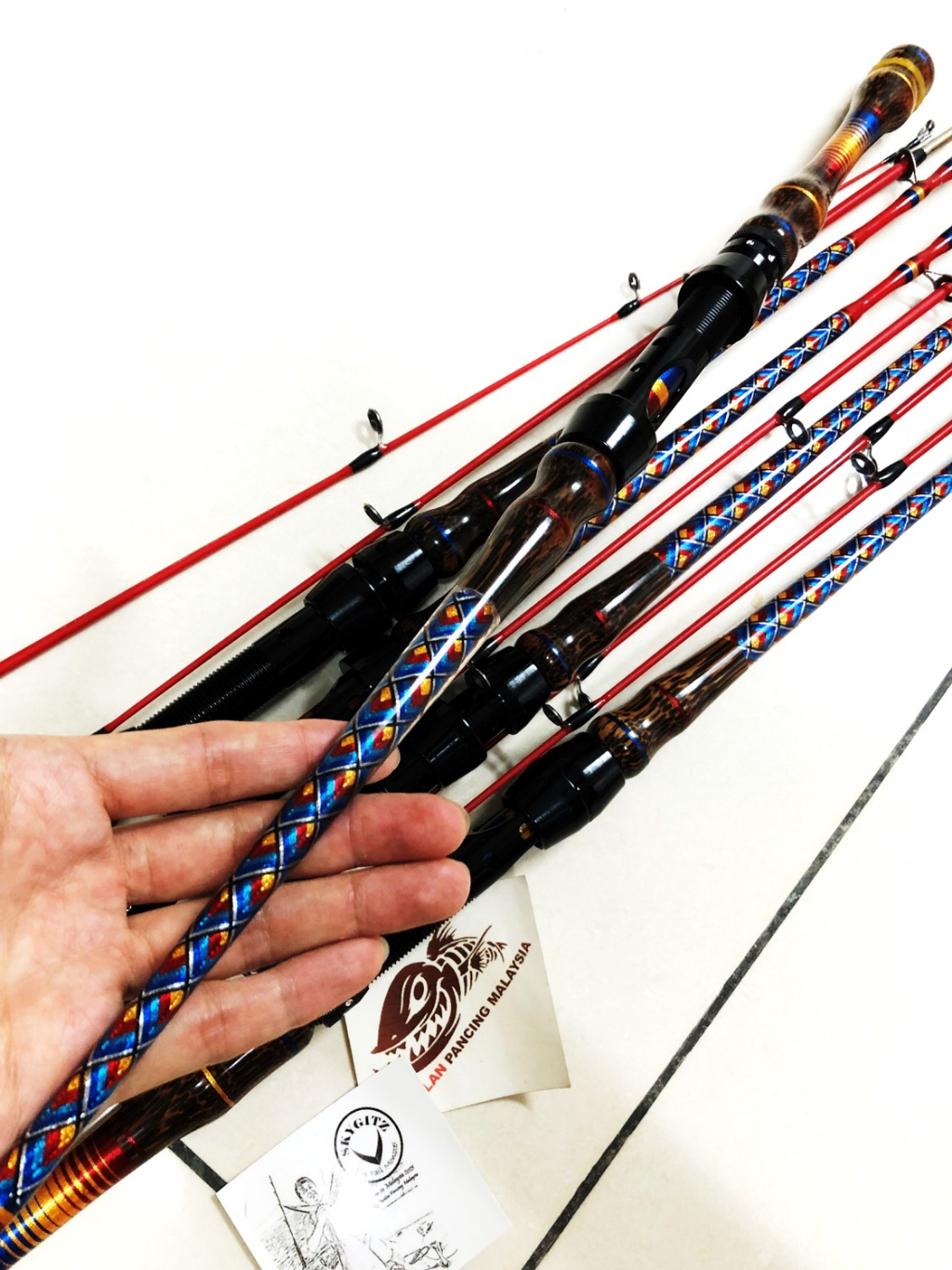 SKYGITZ MALAYSIA JORAN UDANG HANDMADE CUSTOM KAYU JATI BELANDA SUPER ...