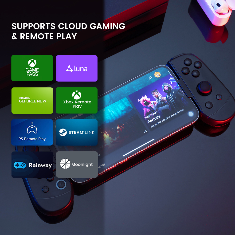 LEADJOY M1B Gamepad iOS Lightning Gaming Controller Joystick for Mobile ...