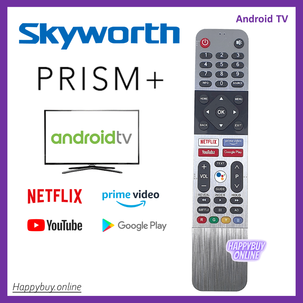 SKYWORTH Android Smart TV Remote Control PRISM+ TV Remote Skyworth ...