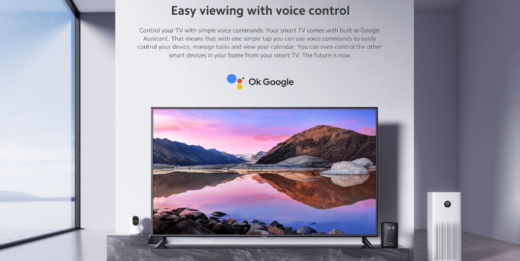 Xiaomi Mi TV P1E 65 Inch Smart TV 4K UHD Display WiFi Google Youtube Chromecast Android TV (65 ...