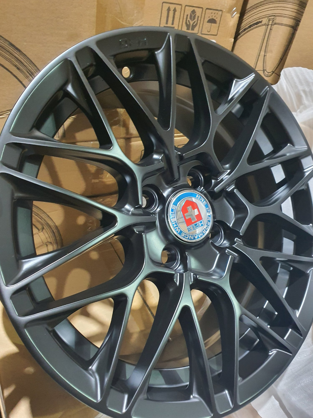 HRE Sport Rim 15Inch 15x6.5 4x100 ET35 RIM BARU MATT BLACK (FLOW ...