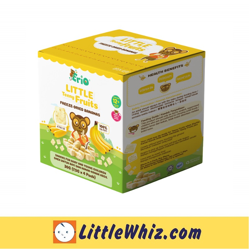 Erio: Little Teeny Fruits Freeze-Dried Fruits 30g | Baby Snack | Shopee ...